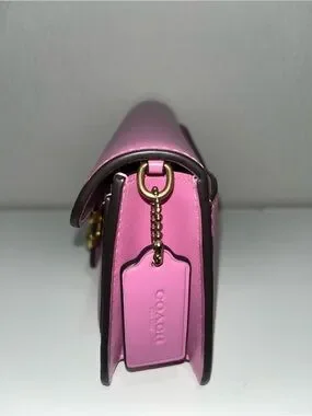 Coach | Bags | Coach Barbie Pink Tabby Chain Clutch | Poshmark